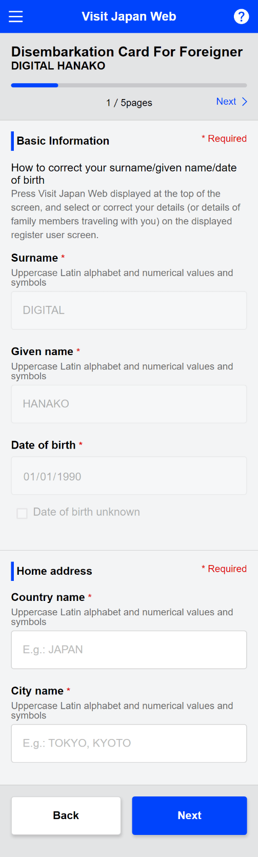 How to Fill in the Visit Japan Web (VJW) : Handy Guide to Entering ...
